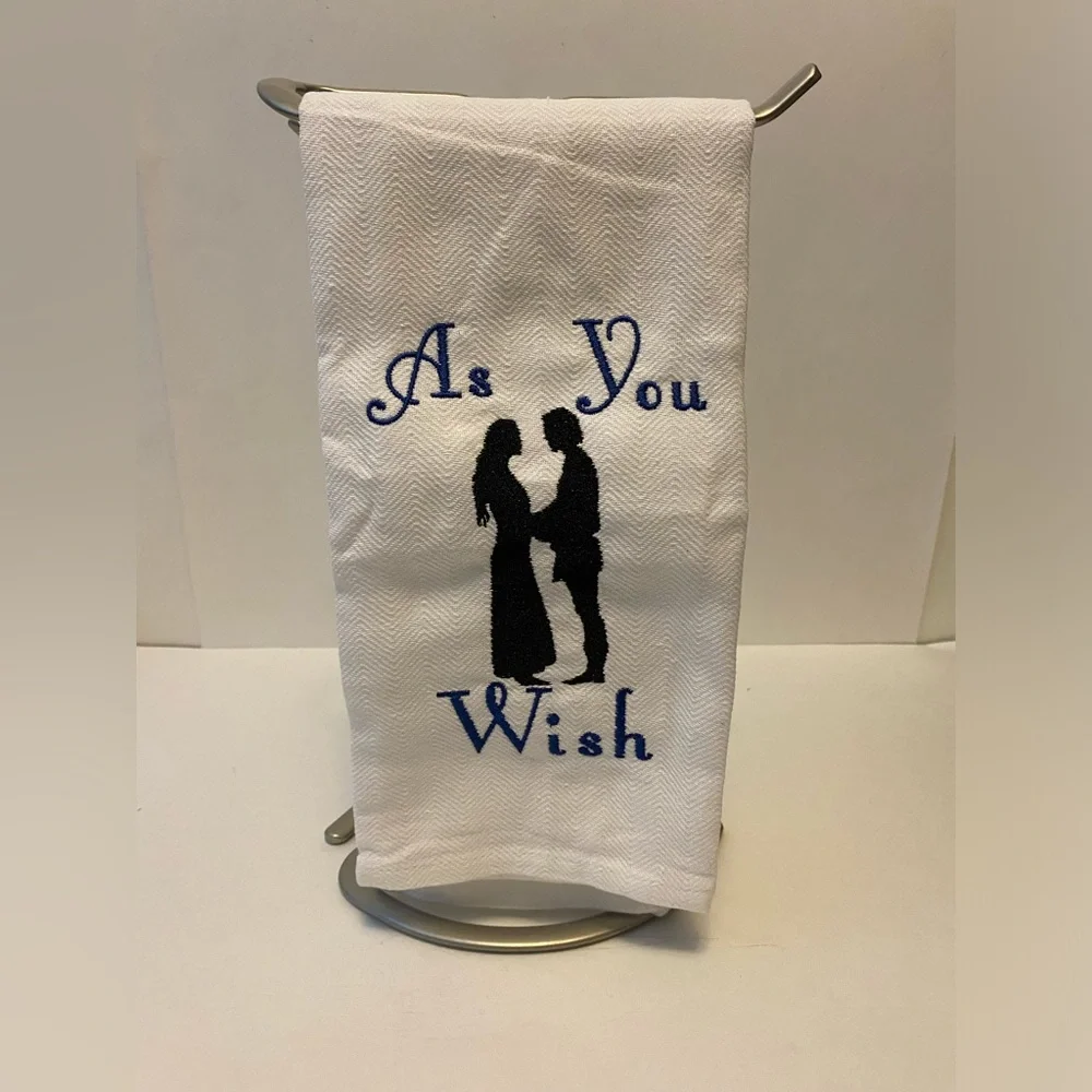 Handmade | Kitchen | Princess Bride As You Wish Towel Buttercup Westley ...
